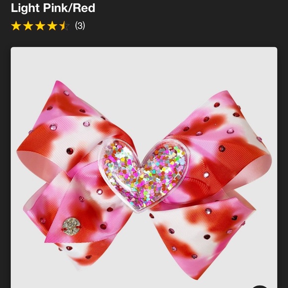 JoJo Siwa | Accessories | Girls Jojo Siwa Hearts Tie Die Bow Light ...